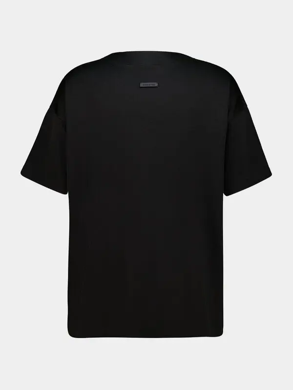 Fear Of God Cotton Rayon Washed T-shirt - Black