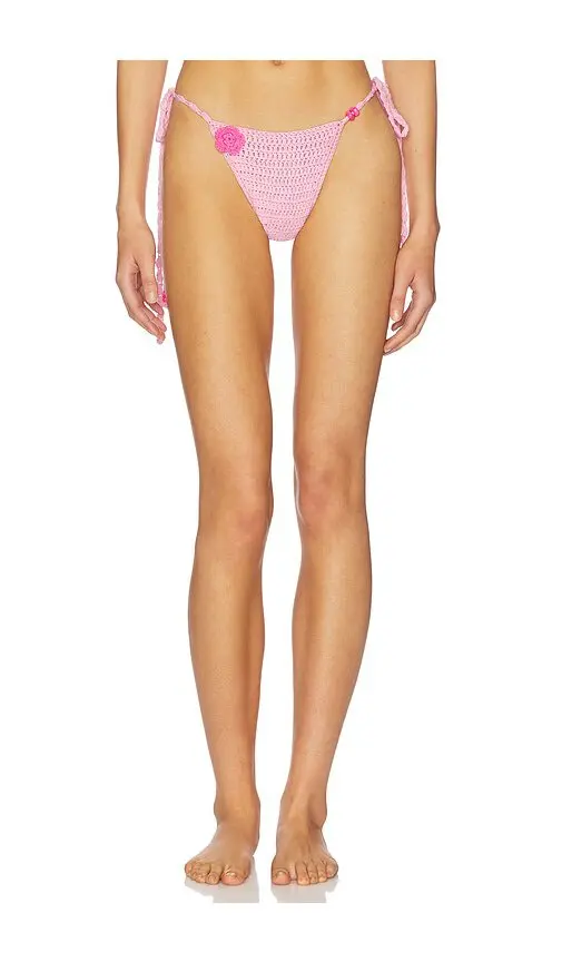 I.AM.GIA Crochet Bikini Bottom - Baby Pink