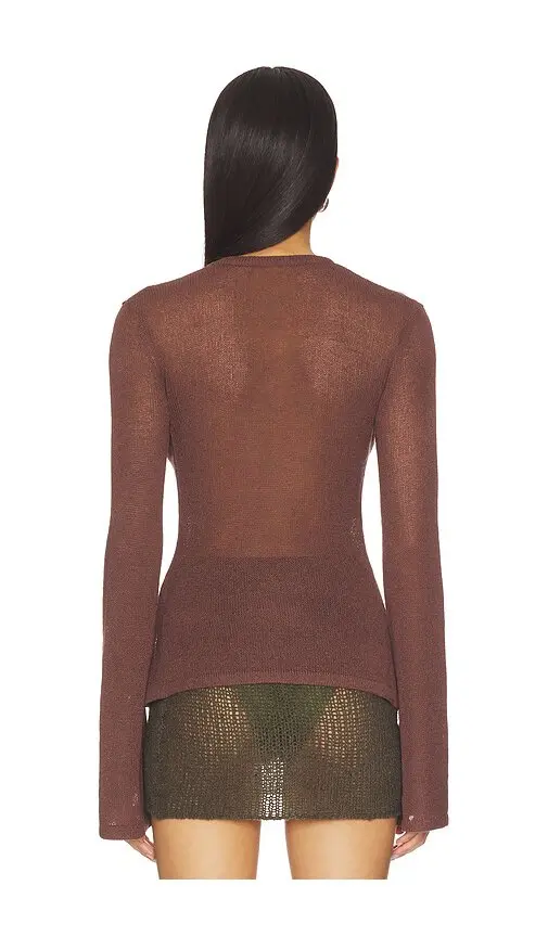 SNDYS. Hadley Cardigan - Chocolate