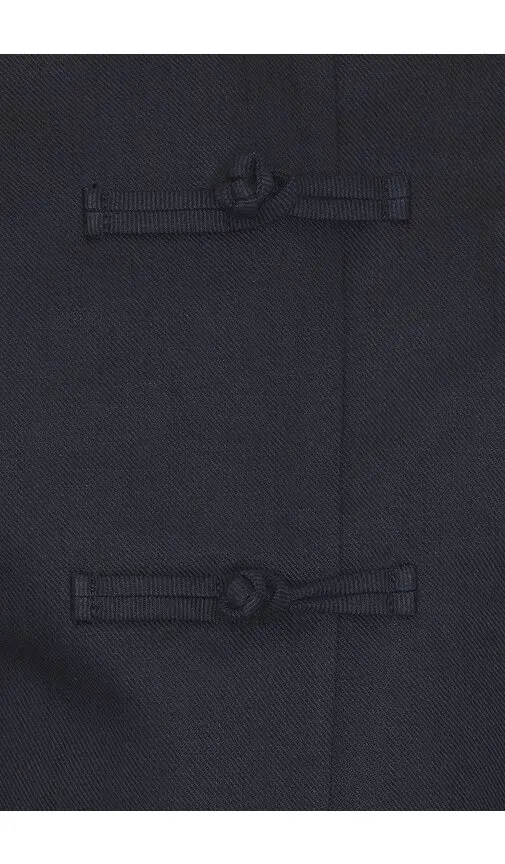 ALIGNE Jennie Linen Mix Dress - Navy