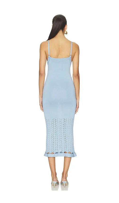 Peixoto Nora Knit Midi Dress - Cloud Blue Knit