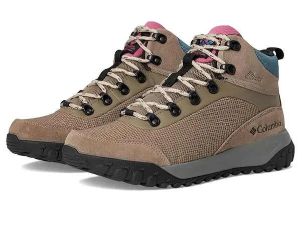 Columbia Waterproof Mid-top Lace-up Hiking Shoes - Brown