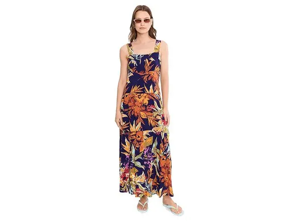Vince Camuto Paneled Tank Maxi Dress - Navy
