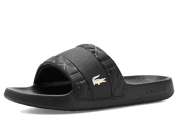 Lacoste Hybrid Serve Slides - Black