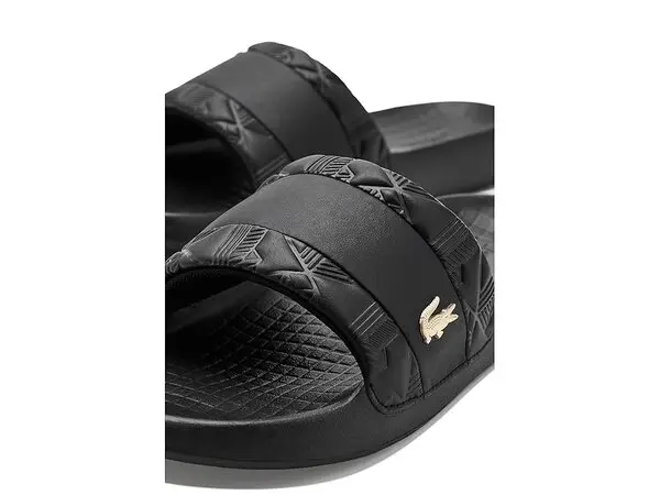 Lacoste Hybrid Serve Slides - Black