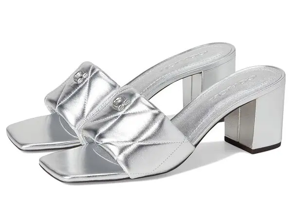 COACH Holly Quilted Block Heel Sandals