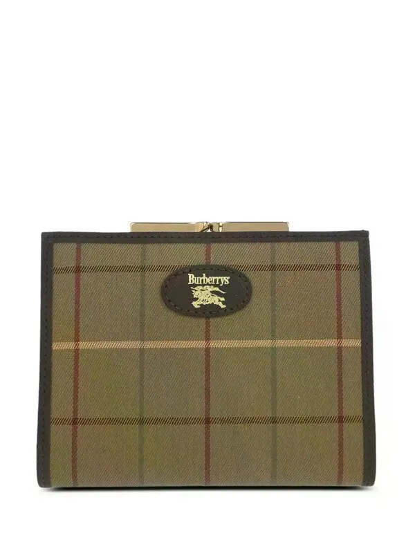 Burberry 1990-2000s Check Wallet - Neutrals