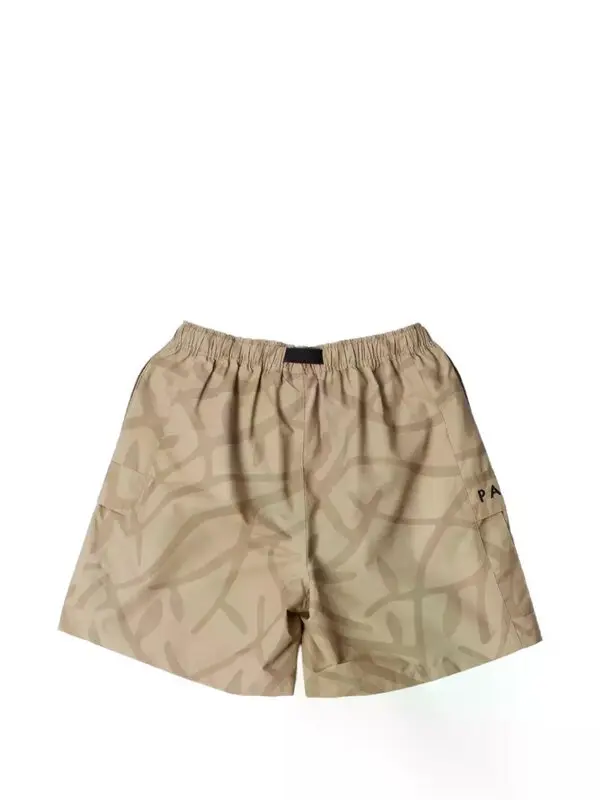 PARRA Abstract Print Cargo Shorts
