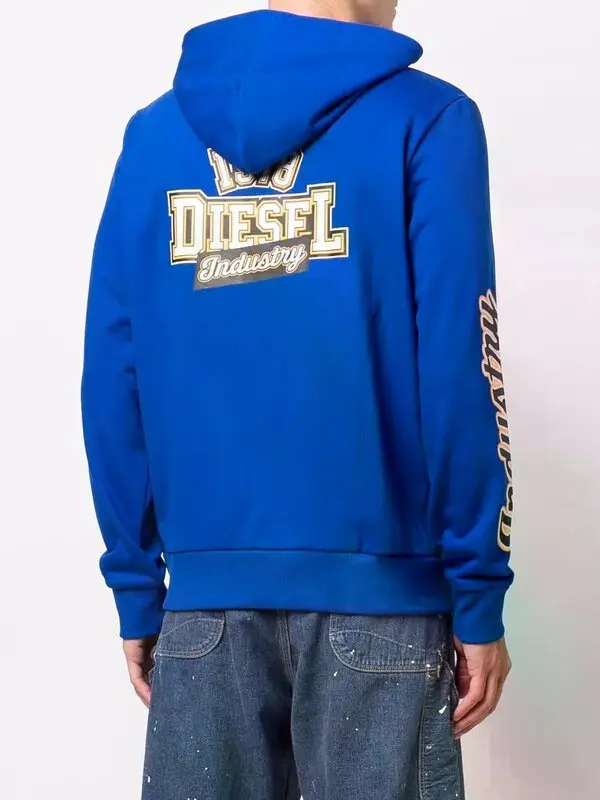 DIESEL® Number Print Pullover Hoodie