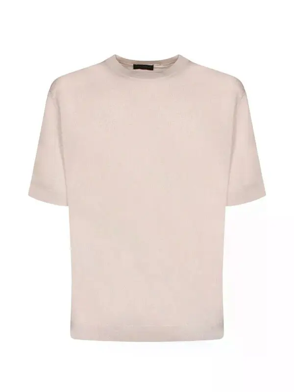 DELL'OGLIO Fine-knit Short-sleeve T-shirt