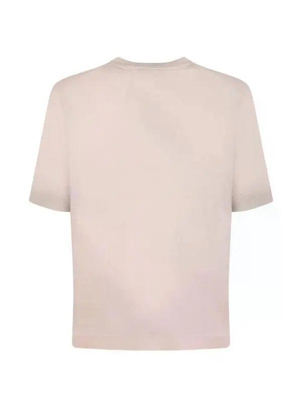 DELL'OGLIO Fine-knit Short-sleeve T-shirt