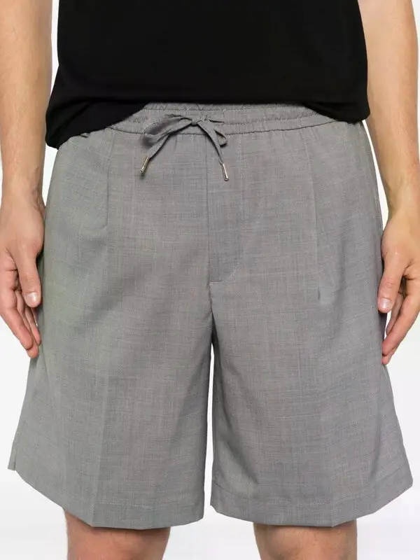 BRIGLIA 1949 Pleated Drawstring Shorts