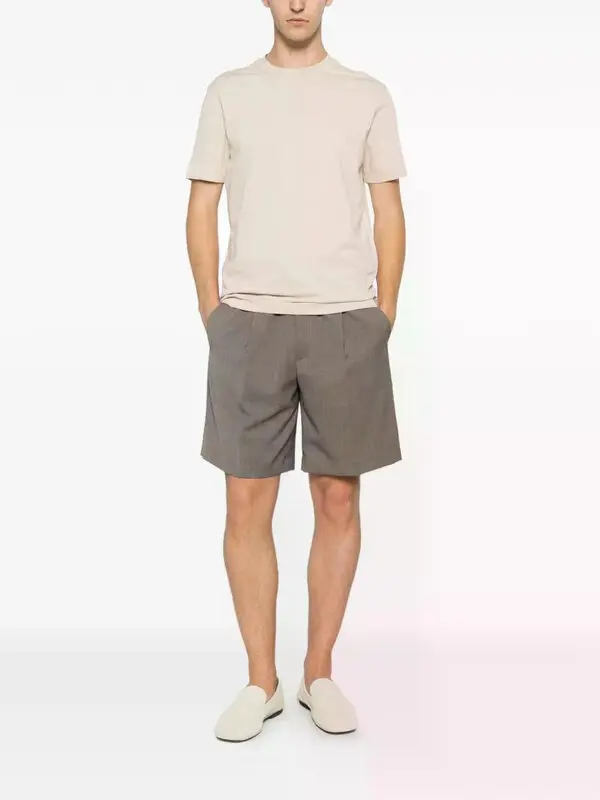 BRIGLIA 1949 Pleated Drawstring Shorts