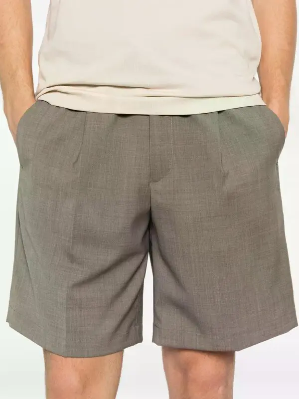 BRIGLIA 1949 Pleated Drawstring Shorts