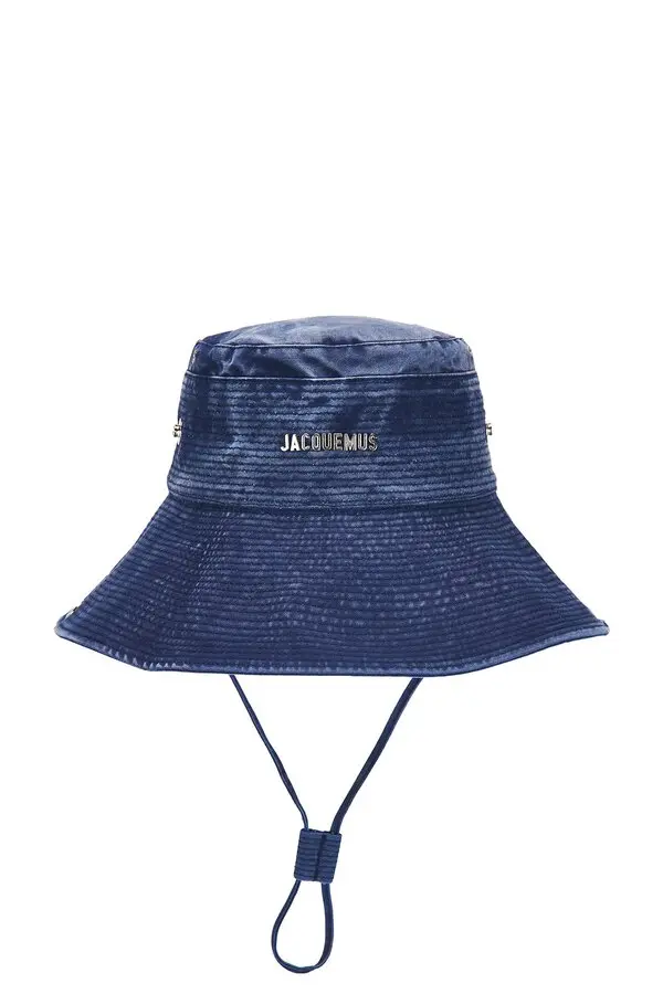 Jacquemus Le Bob De Nimes Bucket Hat - Blue