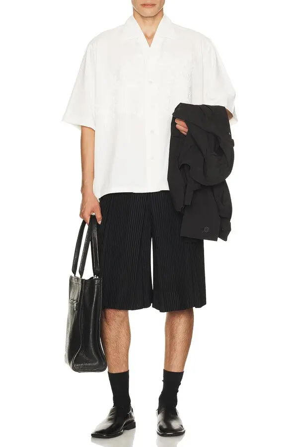 Issey Miyake Embroidery Press Shirt
