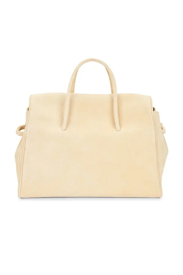 Jacquemus Le Cabas Turismo Suede Bag - Beige