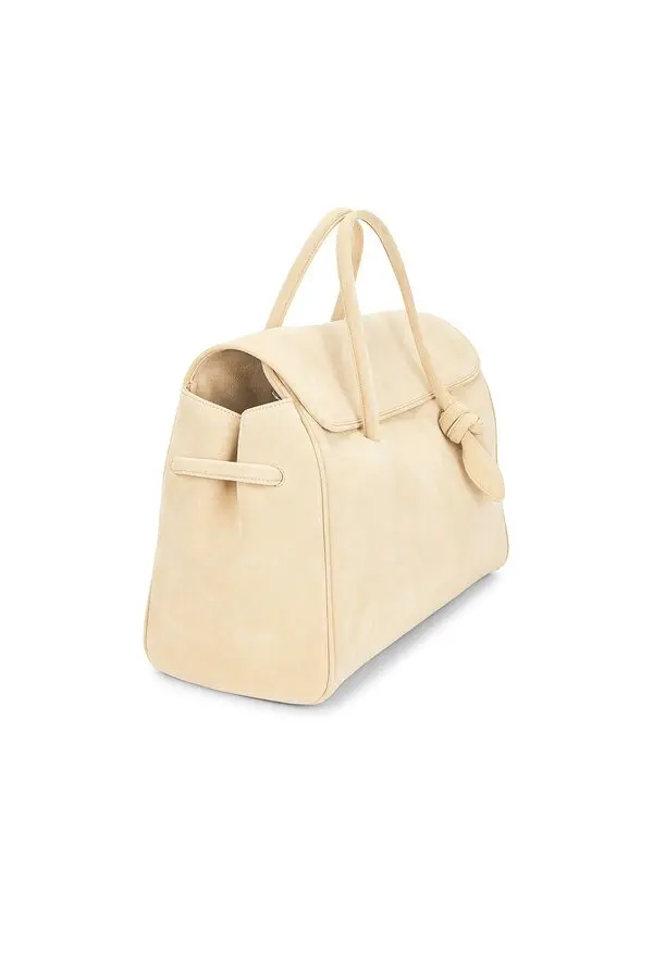 Jacquemus Le Cabas Turismo Suede Bag - Beige