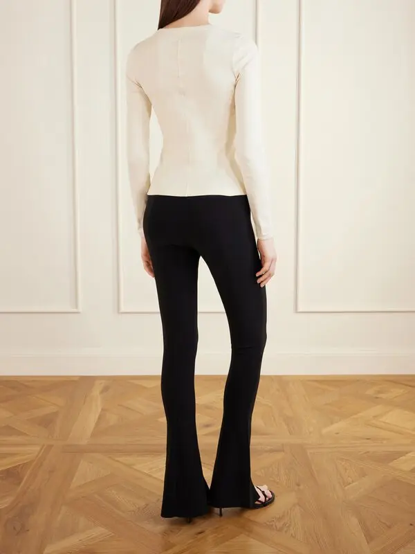 FLORE FLORE Max Organic Cotton-jersey T-shirt - Neutrals