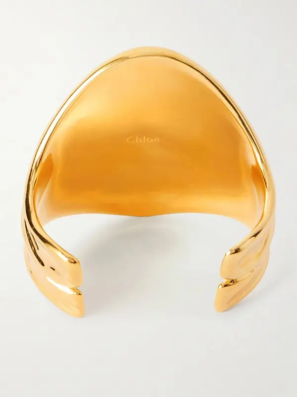 Chloé Tone Sculptural Pleated Cuff