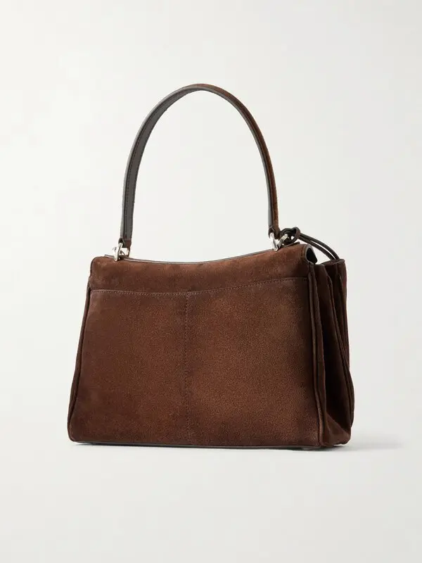 Balenciaga Rodeo Small Suede Tote - Brown