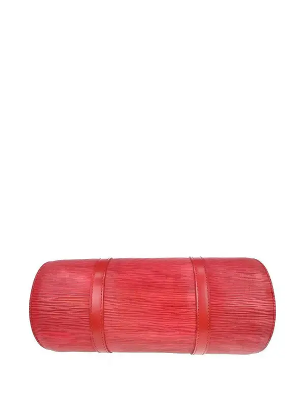 LOUIS VUITTON Soufflot Leather Handbag - Red