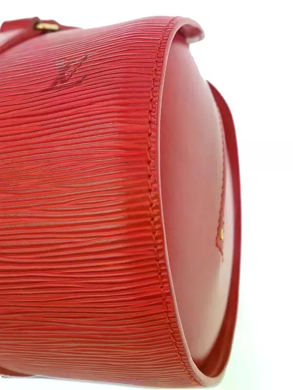 LOUIS VUITTON Soufflot Leather Handbag - Red