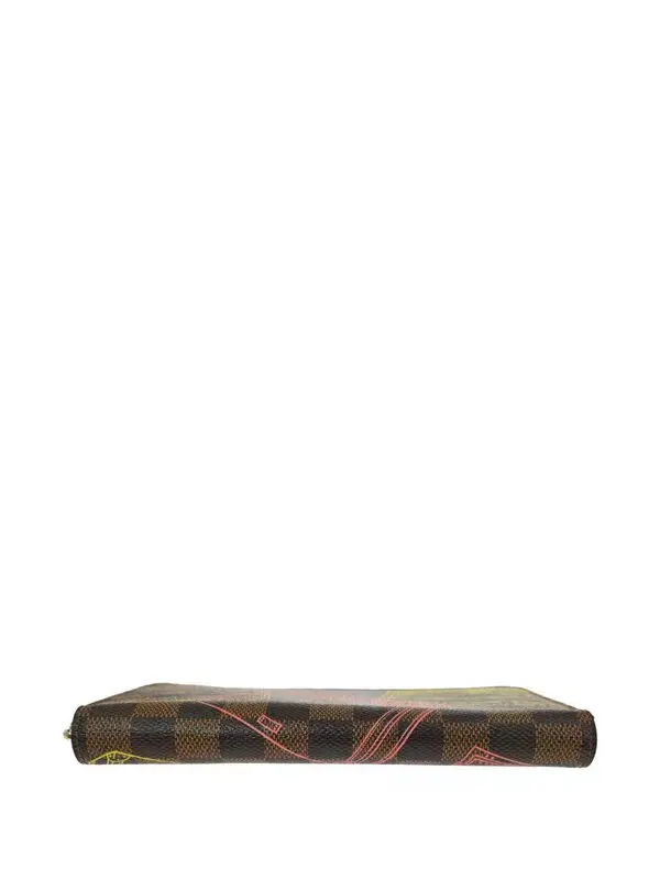 LOUIS VUITTON 2014 Long Trunk Zippy Patterned Wallet