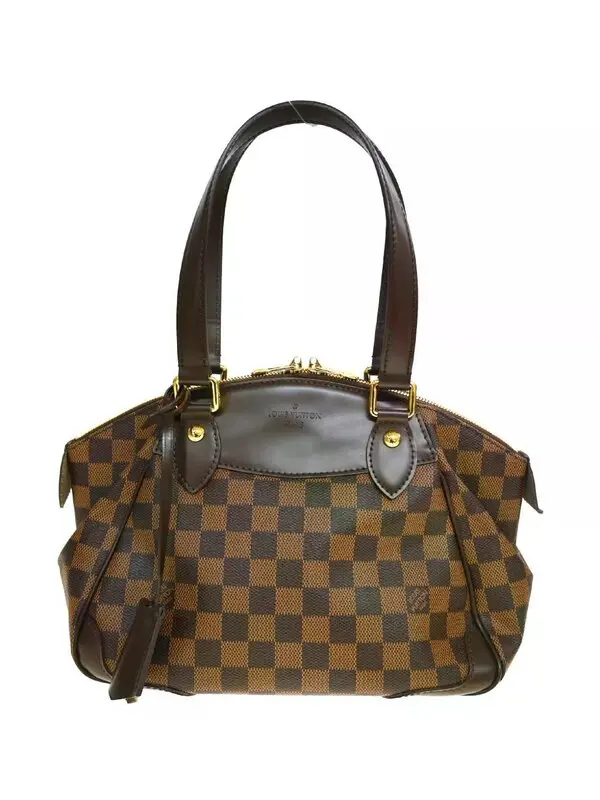 LOUIS VUITTON Verona Damier Tote Bag - Brown