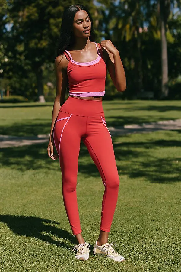 Beach Riot Von Leggings - Red