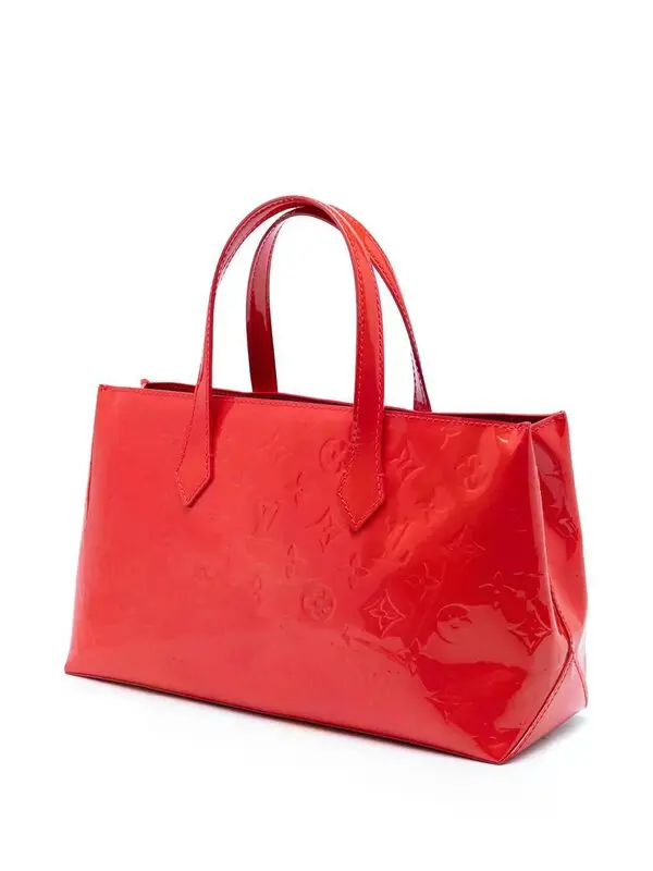 LOUIS VUITTON Monogram Vernis Wilshire Pm Handbag