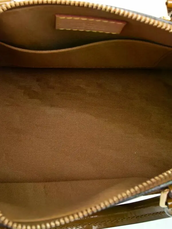 LOUIS VUITTON Monogram Vernis Alma Bb Satchel