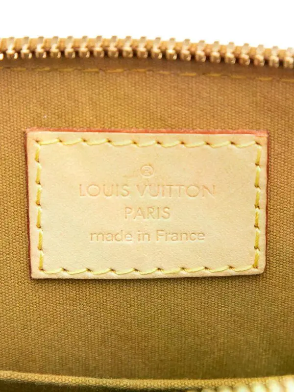 LOUIS VUITTON Monogram Vernis Alma Bb Satchel