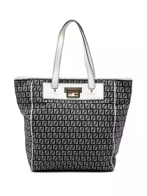 Fendi Zucchino Canvas Tote Bag