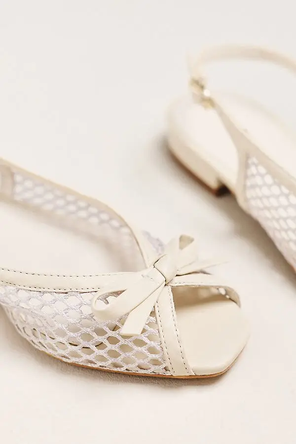 Maeve Mesh Slingback Flats