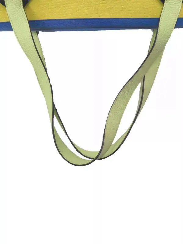 Hermès Toile And Clemence Tote Bag