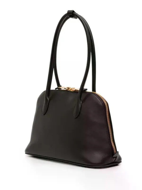 Miu Miu Softly Calfskin Embossed Logo Shoulder Bag - Black