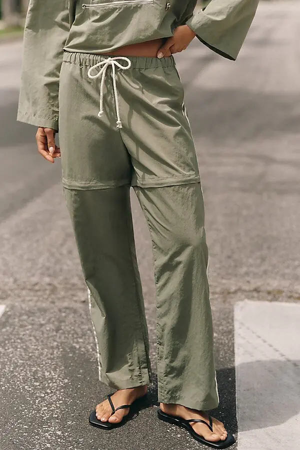Donni. Nylon Zip Pants