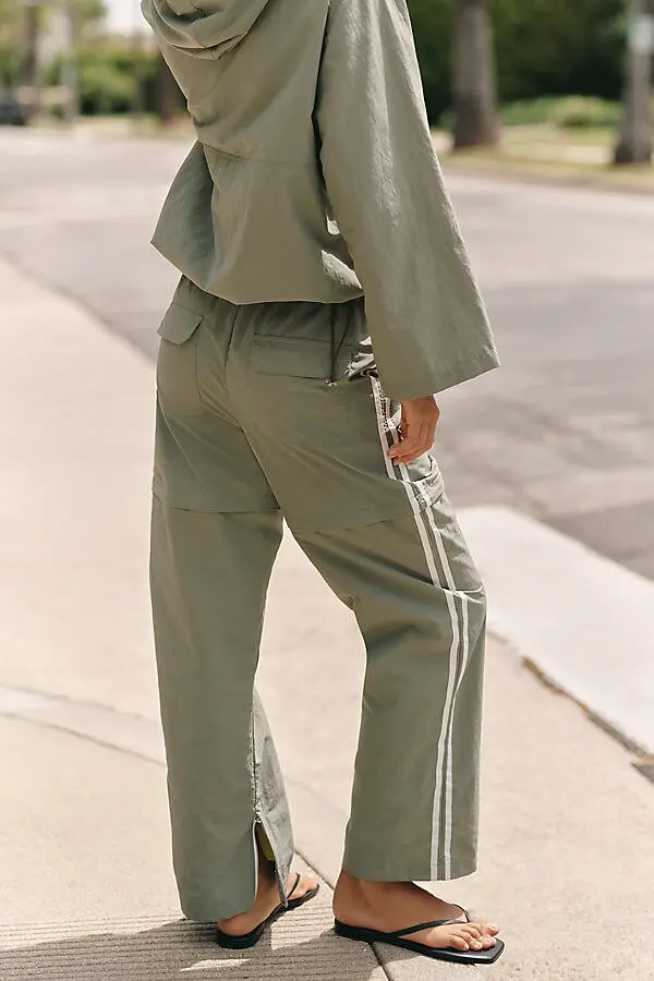 Donni. Nylon Zip Pants