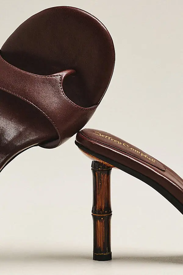 Jeffrey Campbell Let Flip-flop Heels With Bamboo Heel Detail