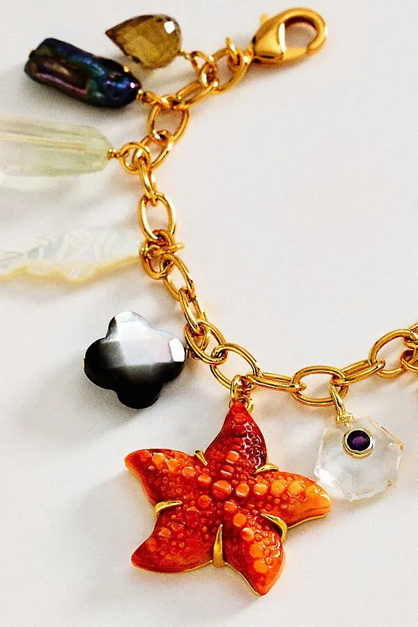 Anthropologie Chan Luu Sea Charms Bracelet