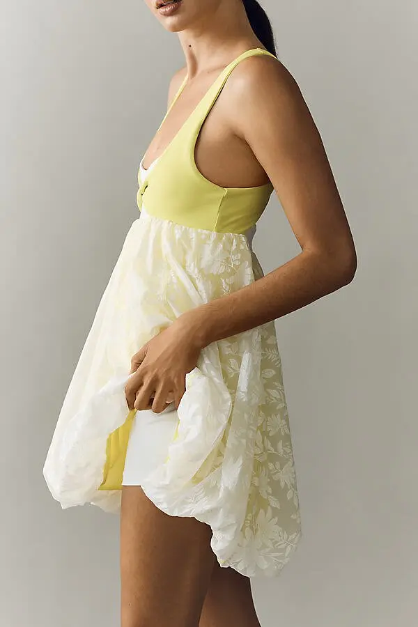 DAILY PRACTICE By Jungle Hike Bubble Mini Dress