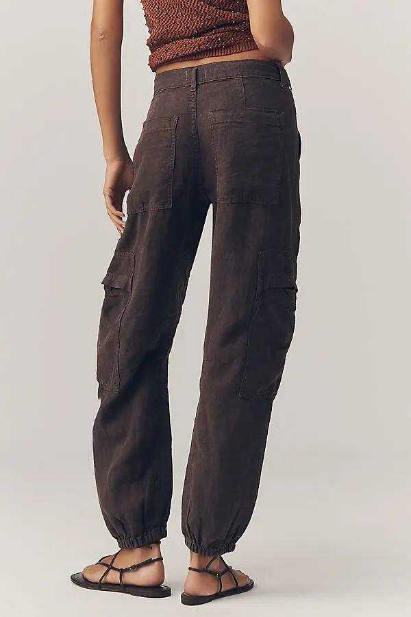 Citizens Of Humanity Ciela Linen Balloon Pants - Charcoal