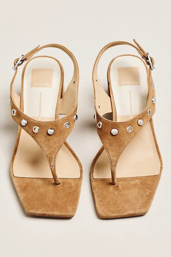 Dolce Vita Yves Studded Block Heel Sandals