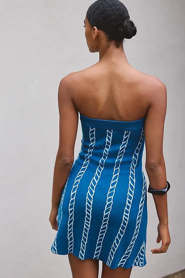 CELANDINE Strapless Knit Mini Dress