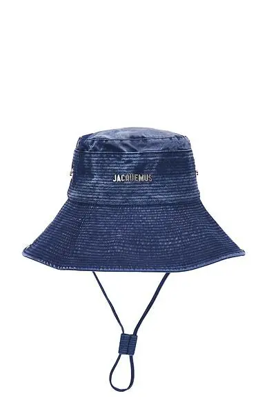 Jacquemus Le Bob De Nimes Bucket Hat - Blue