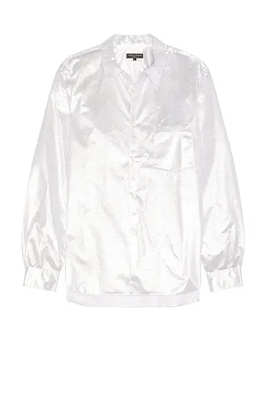 Comme Des Garçons Satin Button Down Shirt