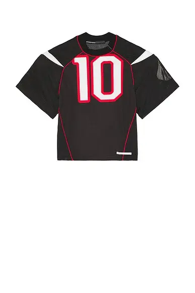 SPENCER BADU Mesh Jersey With Graphic Detail