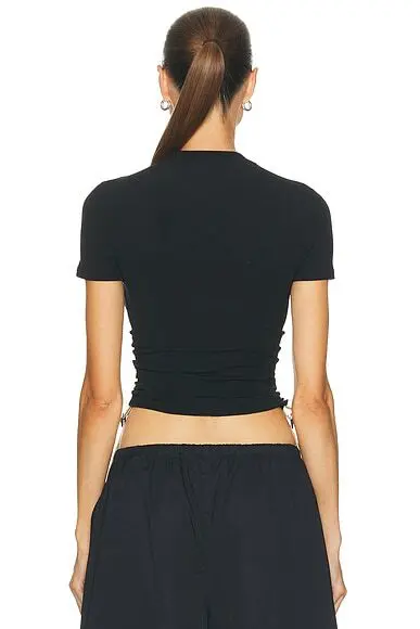Burberry Avery T-shirt With Ruched Sides