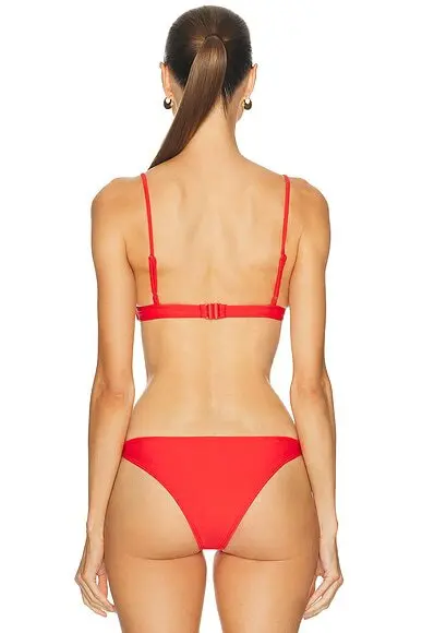 Coperni Flower Bikini Top